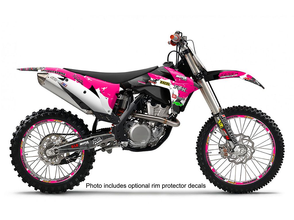 2008 2009 2010 KTM EXC XCF 125 250 300 450 530 GRAPHICS KIT DECO DECALS ...