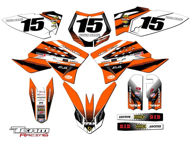 2009-2015 KTM SX 65 GRAPHICS SET DECO DECALS SX65 65SX 2014 2013 2012 ...