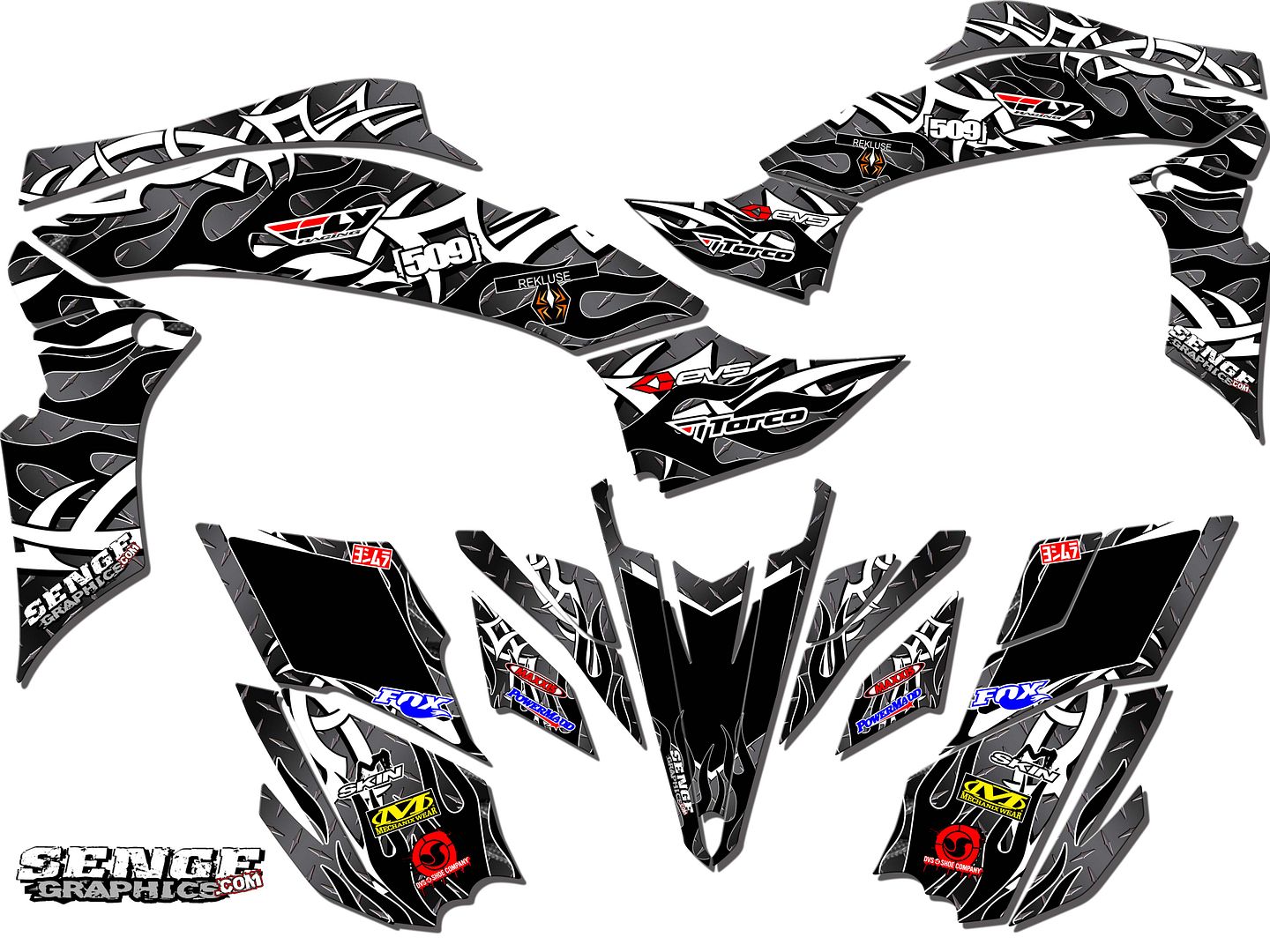 LTA 700 750 SUZUKI LTA700 LTA750 GRAPHICS KIT ATV KING QUAD STICKERS DECALS